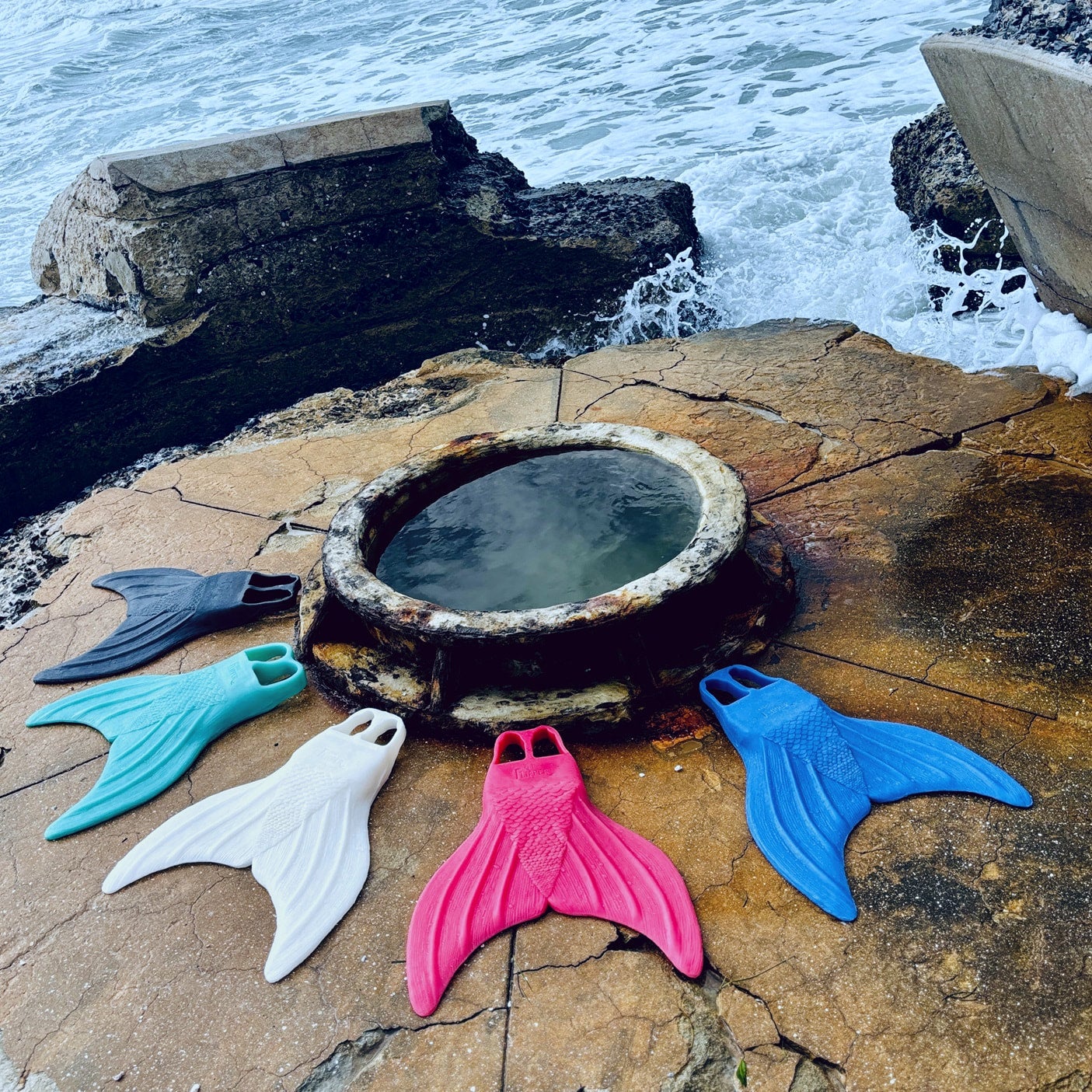 Fishi Flipper™ Silicone Monofin | Jurassic Merman Productions